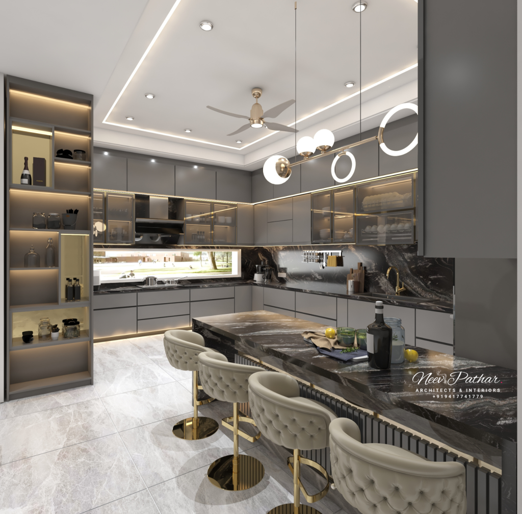 Modern Kitchen Design - Neev Pathar Architects & Interior Designers